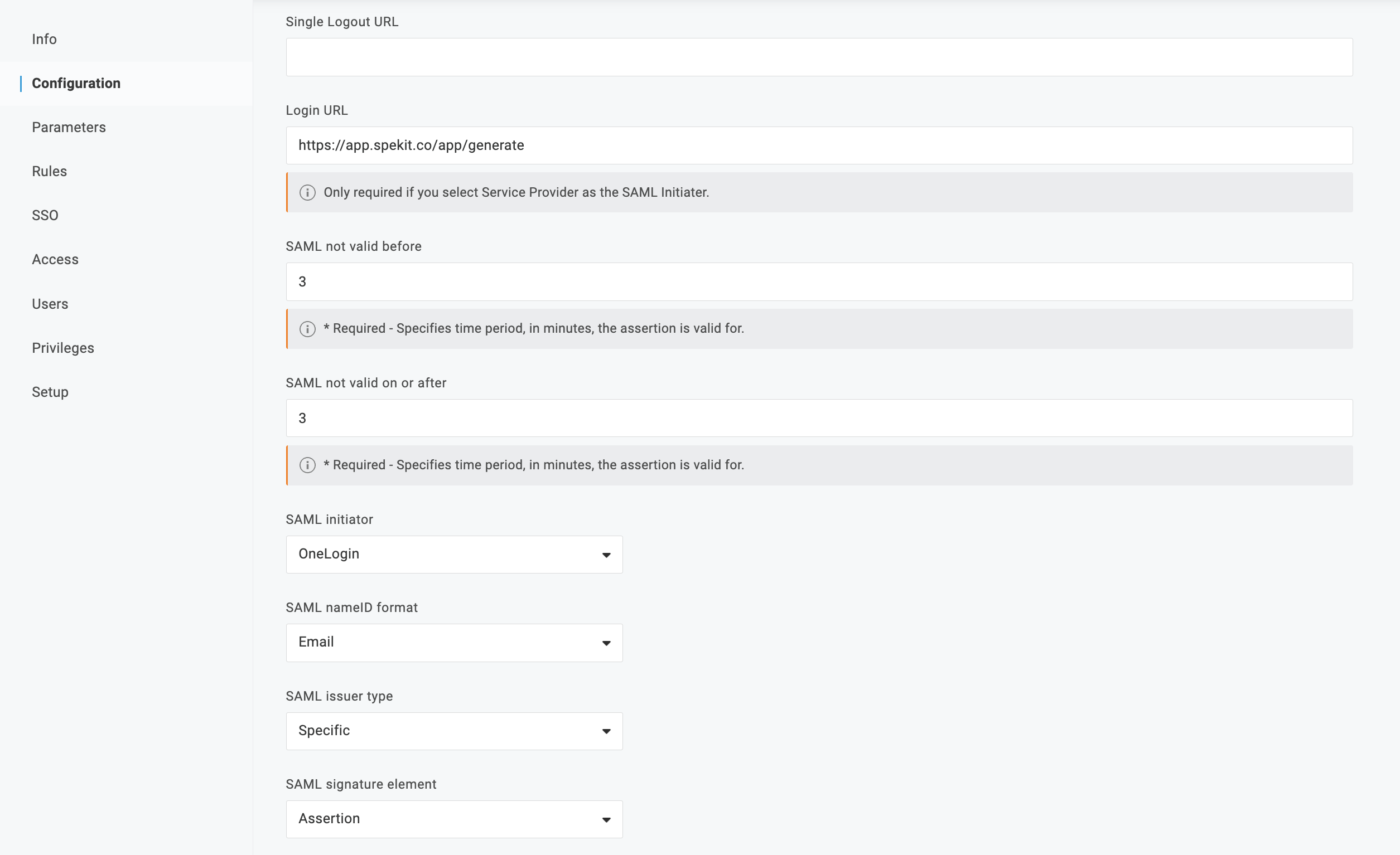 OneLogin SAML Connection Overview – Spekit Help Center OneLogin SAML Connection Overview – Spekit Help Center